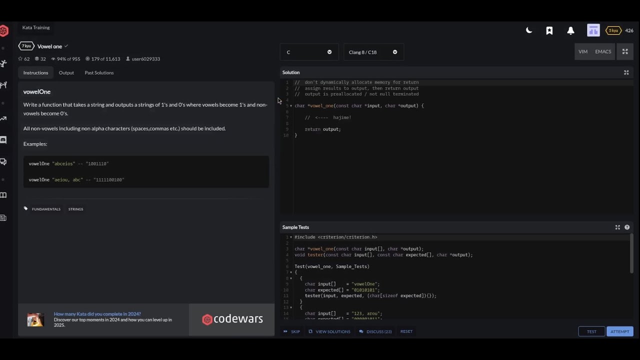 Solve 3 Challenging Codewars Problems in C | Step-by-Step C Programming Tutorial!!!