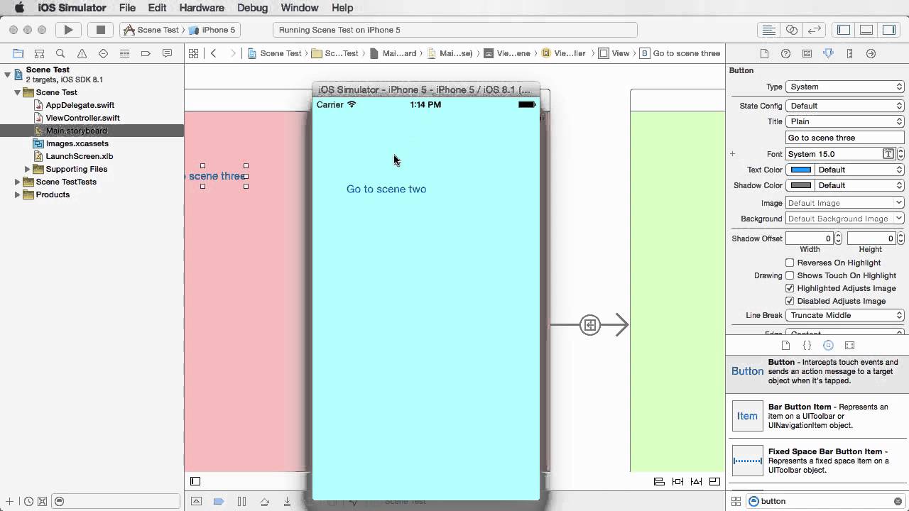 iOS Development with Swift Tutorial - 19 - Storyboards and Scenes