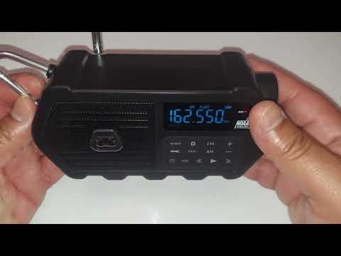 Review of the G-Storm AM/FM/WX/BT emergency alert portable radio from Walmart