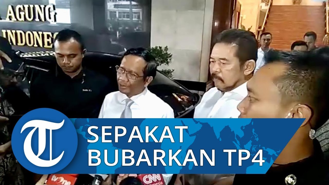 Menko Polhukam dan Jaksa Agung Sepakat Bubarkan TP4 - Tribun Video Menko Polhukam dan Jaksa Agung Sepakat Bubarkan TP4 - Tribun Video