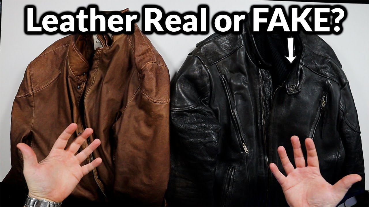 DON’T Buy Fake Leather! How to Spot Real vs. FAKE Leather Jackets: Differences + Pros & Cons