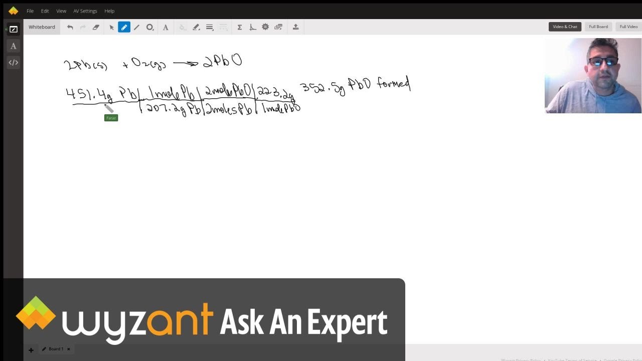 Percent yield problem