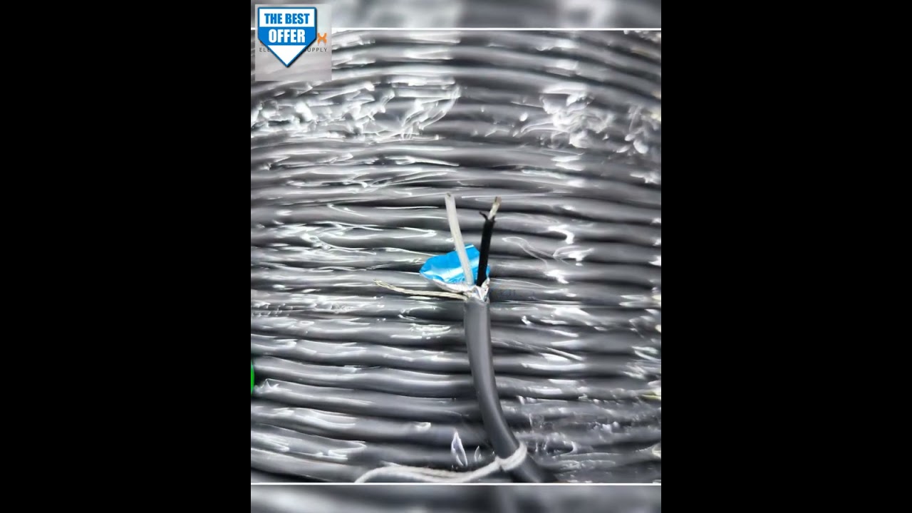 Belden 22AWG 1 Pair Chrome Shielded Cable 1000FT 305 Meters 8761