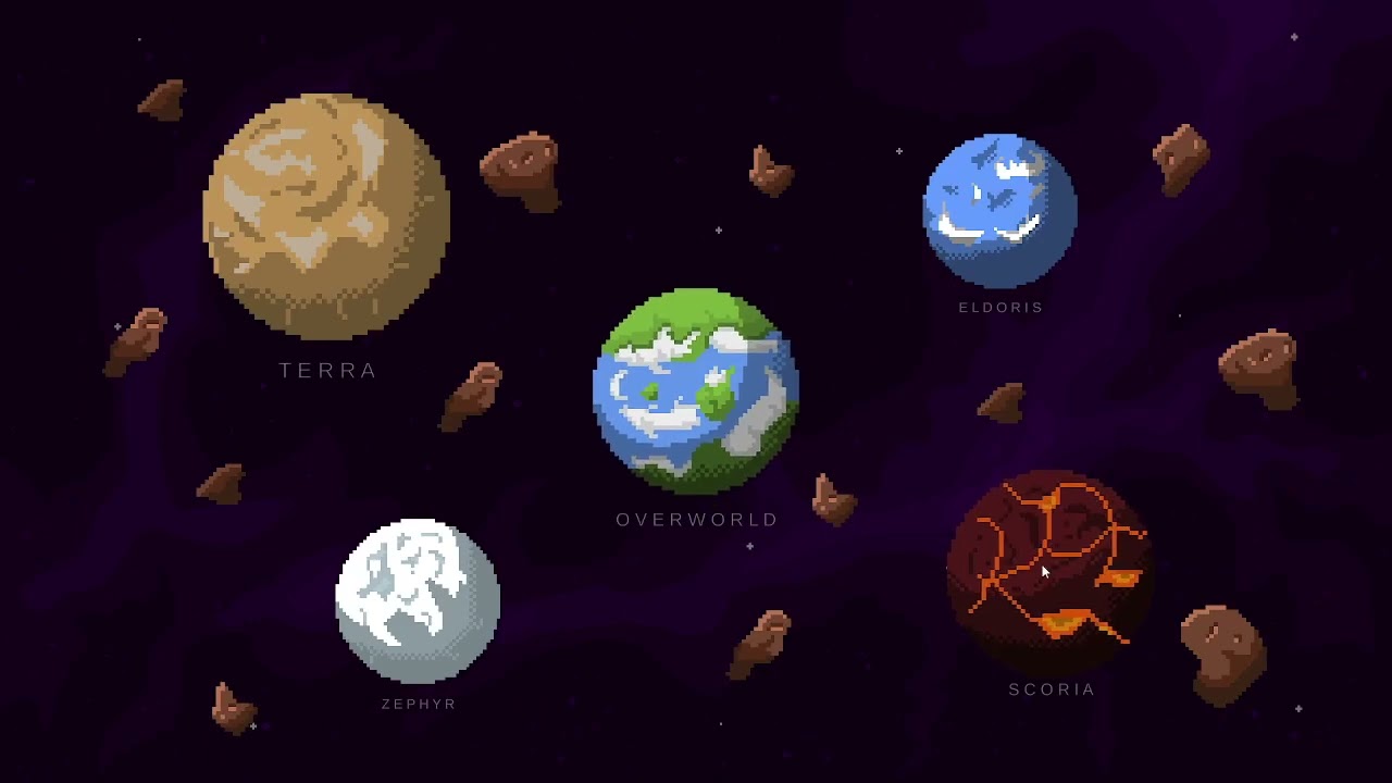 Aether World Interactive UI Screen