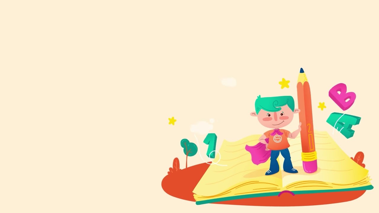 Hd Back To School Background Animation l Free Video Background l Virtual/Online Classroom