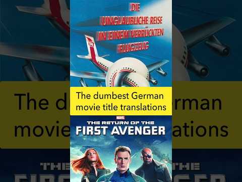 The Dumbest German Movie Title Translations #language #english #deutsch #translation #movies