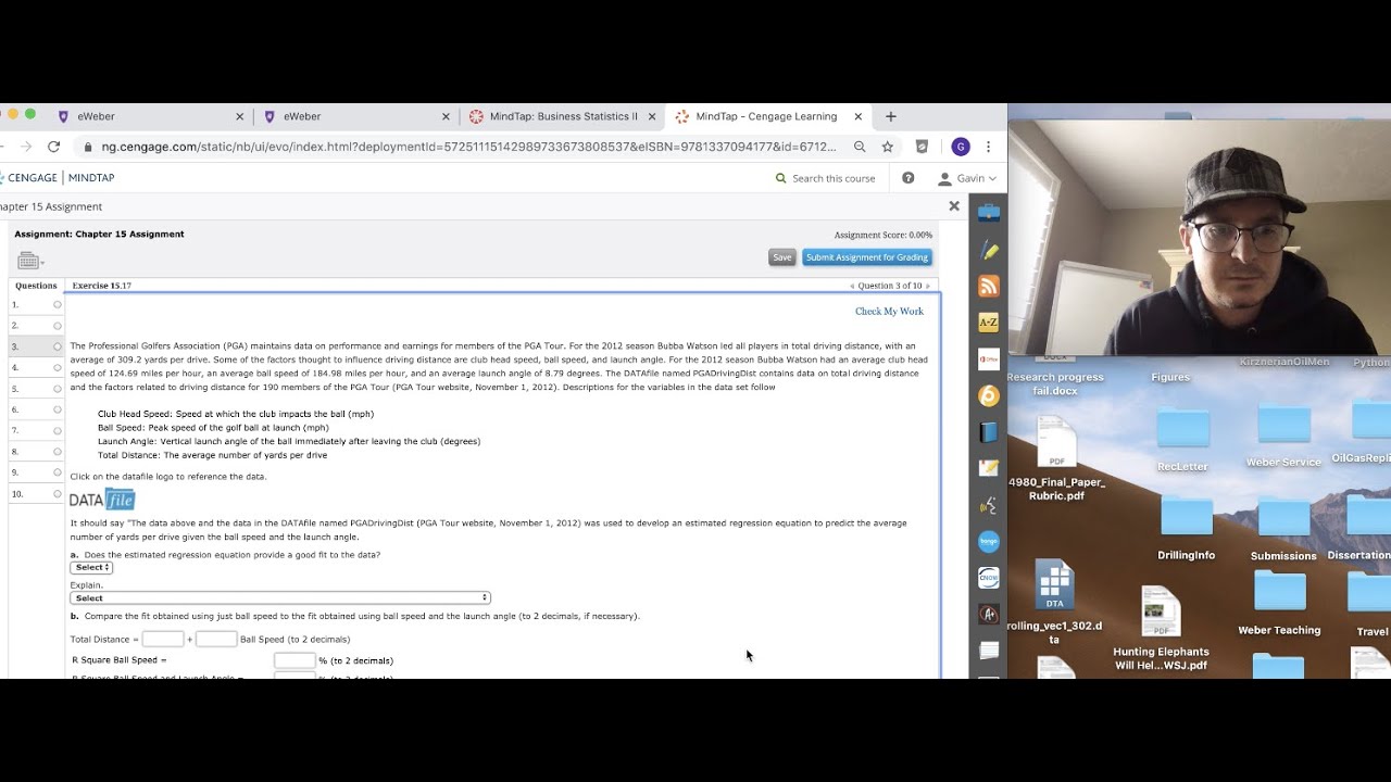 Chapter 15 Assignment Number 3
