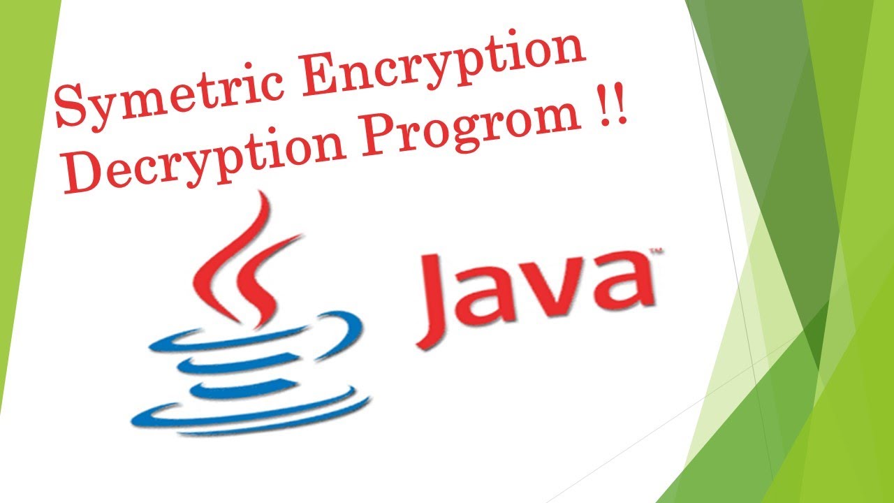 Symmetric Encryption Program Tutorial #java #programming #coding