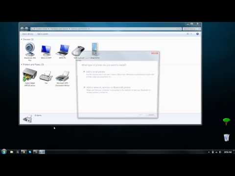 How to add a Printer TCP/IP port
