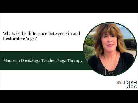 Whats is the difference between Yin and Restorative Yoga?