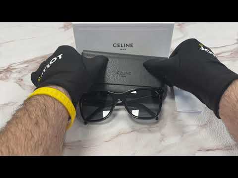Celine CL40134I 01B Shiny Black-Gray Gradient Sunglasses