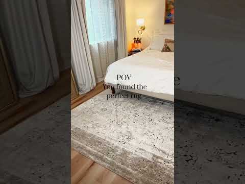 Rugs.com for the epic win! Loving this rug for my bedroom #fyp #onlineshopping