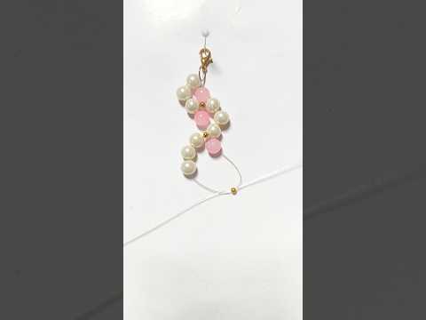 Diy bracelet making beautiful parl bracelet #diybracelets #handmade #youtubeshorts