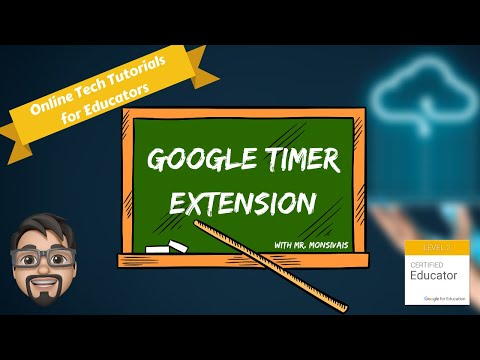 Google Timer Extension for Video Lessons
