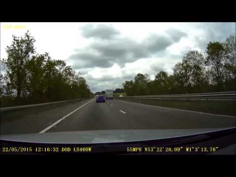 Bad driving Undertaking on the A1