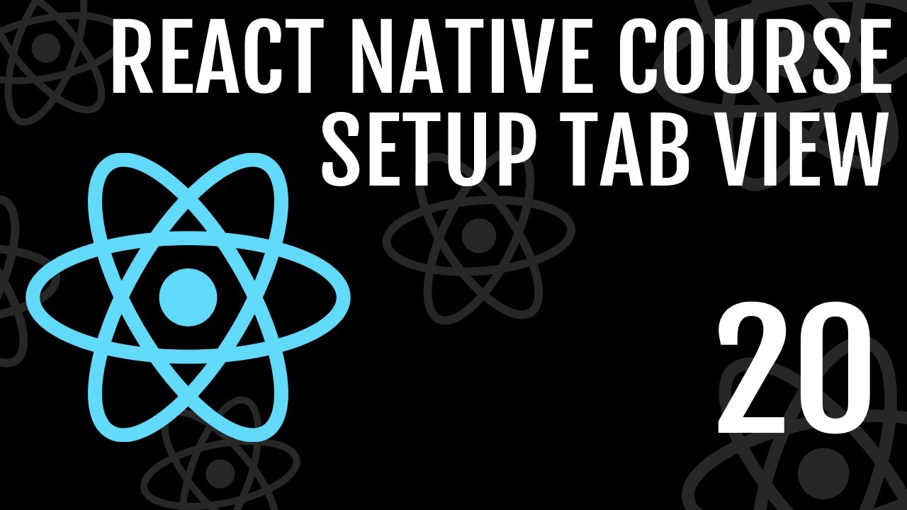 Setup React Native Tab-View | React Native Course #20 #reactnative