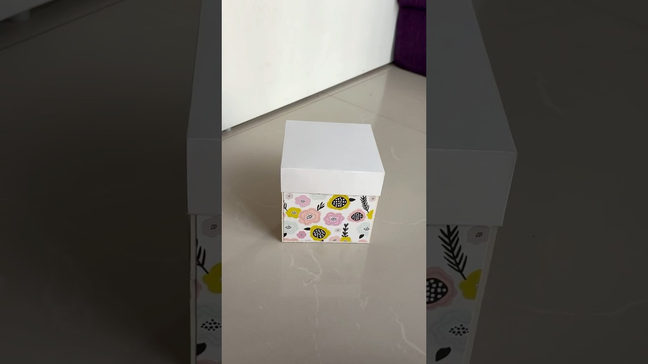 2 layer chocolate explosion box with keychain 😍 Budget gift ideas