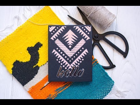Quick and Easy Aztec Motif Card