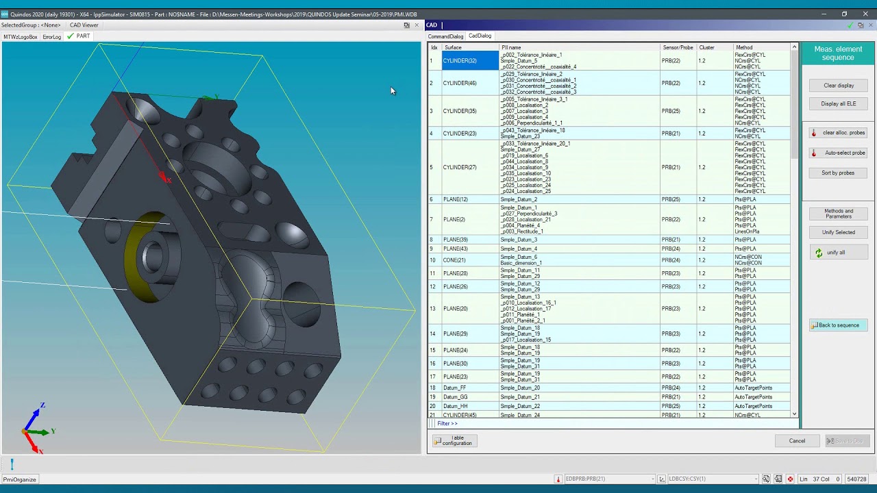 QUINDOS 2020.1 – Inspections planning with PMI’s