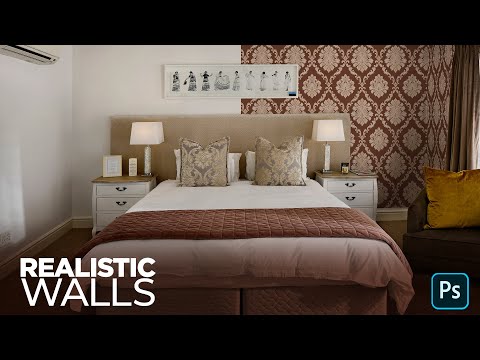 How To Apply Wallpaper On Walls In Photoshop Realistically