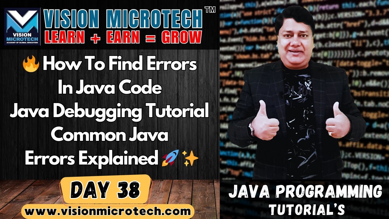 🔥 How To Find Errors In Java Code | Java Debugging Tutorial | Common Java Errors Explained 🚀 ✨