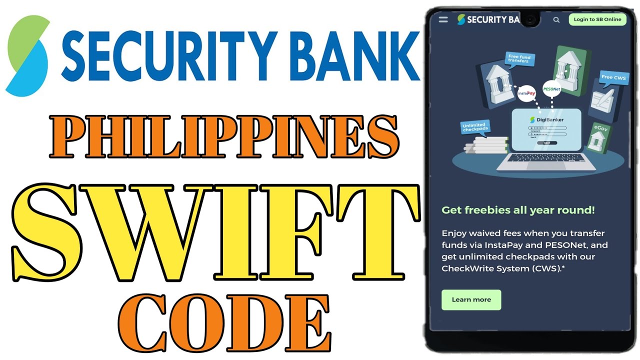 How To Get Security Bank of the Philippines SWIFT CODE (BIC) In the Philippines | Payment Guide