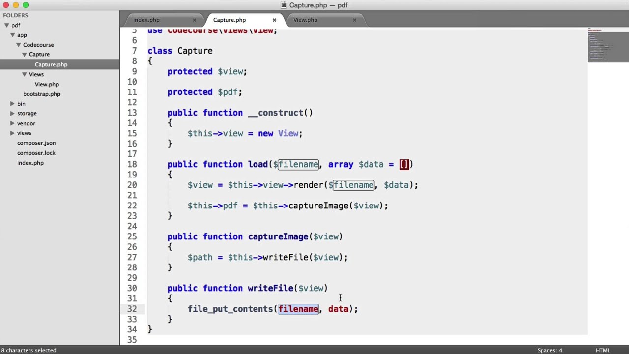 Generating PDF files with PHP: Writing temporary files (5/7)