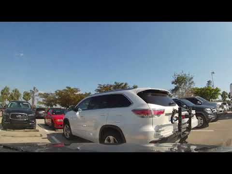 Driving into the Long Term Parking lot at RSW Airport - Fort Myers, Florida