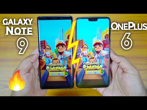 GALAXY Note 9 vs ONEPLUS 6 - Speed Test & RAM Management! SURPRISING ENDING???????? हिन्दी
