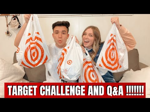 WE DID THE TIK TOK TARGET CHALLENGE + COUPLE Q&A | GETTING TO KNOW US