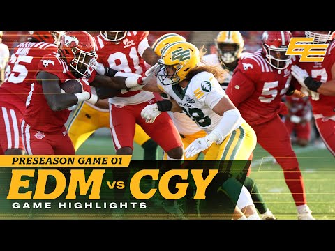 GAME HIGHLIGHTS: Preseason Game 1 - Edmonton Elks vs Calgary Stampeders | 05.24.25