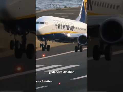 Stunning Ryanair Go-Around at Madeira #funchal #ryanair