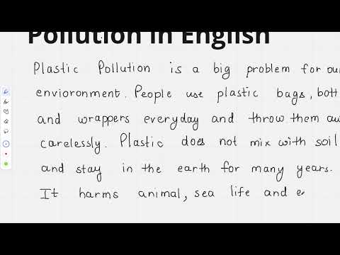 Essay on plastic pollution in english! || Plastic pollution short essay