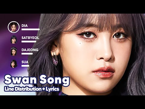PIXY - Swan Song (Line Distribution + Lyrics Karaoke) PATREON REQUESTED