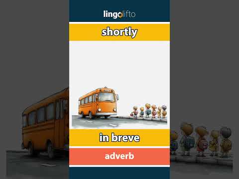 🇬🇧🇮🇹 shortly - in breve : learn English : impariamo l'inglese : vocabulary builder