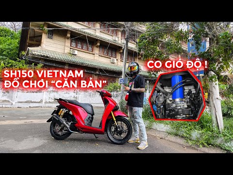 Vô Đồ Chơi Căn Bản Đầy Mùi Tiền Cho Honda SH150 2019 Kèm CO GIÓ ĐỘ