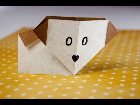 How to make a paper dog easy
