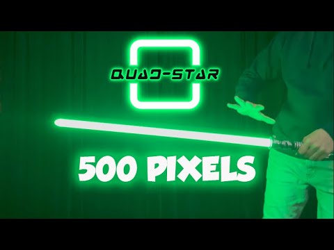QUAD-STAR Lightsaber 4-Strip Pixel Blade for Michael C. | LUX Meter Readings [4K]