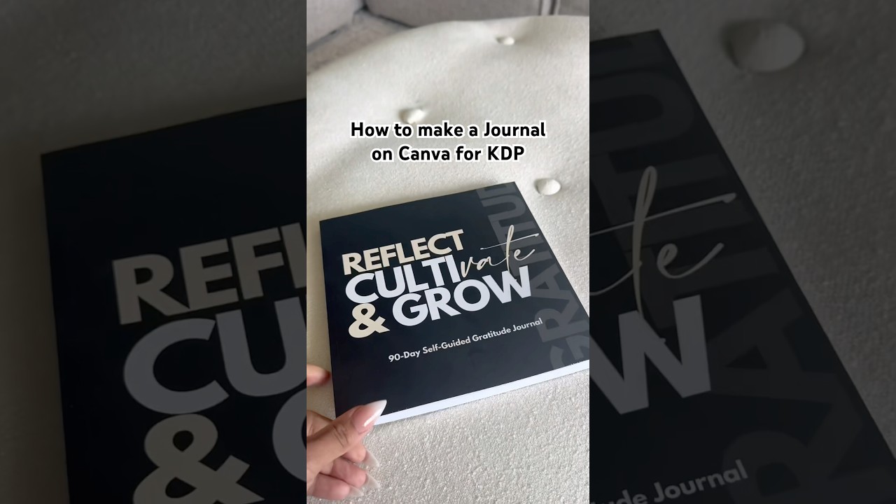 How to make a Journal on Canva for KDP