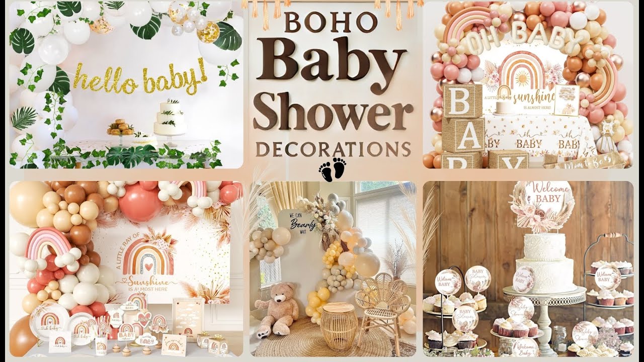 100+ So Cute DIY Boho Baby Shower Decorations | Bohemian Baby Shower Ideas 2026