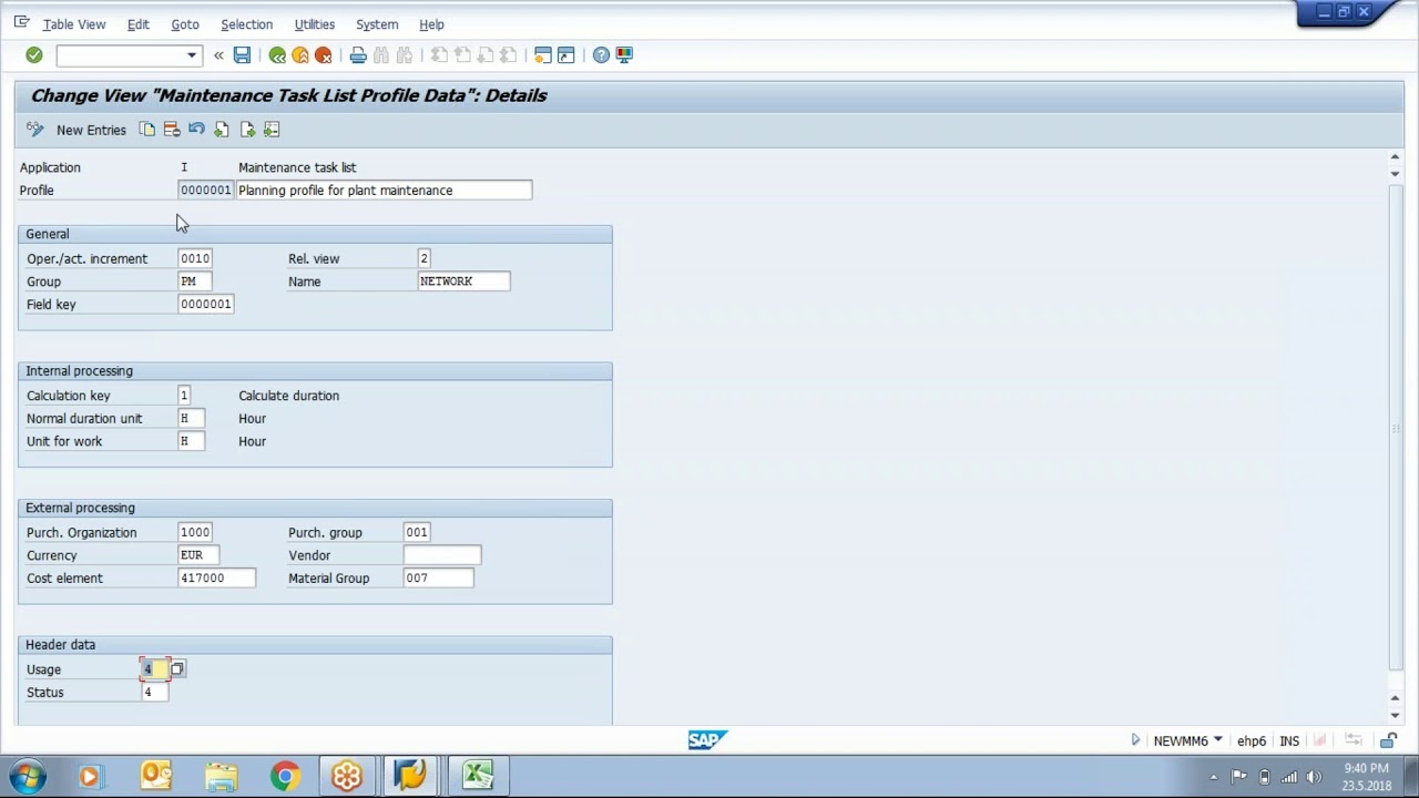 SAP PM - Task list Configuration, Concepts and Creation