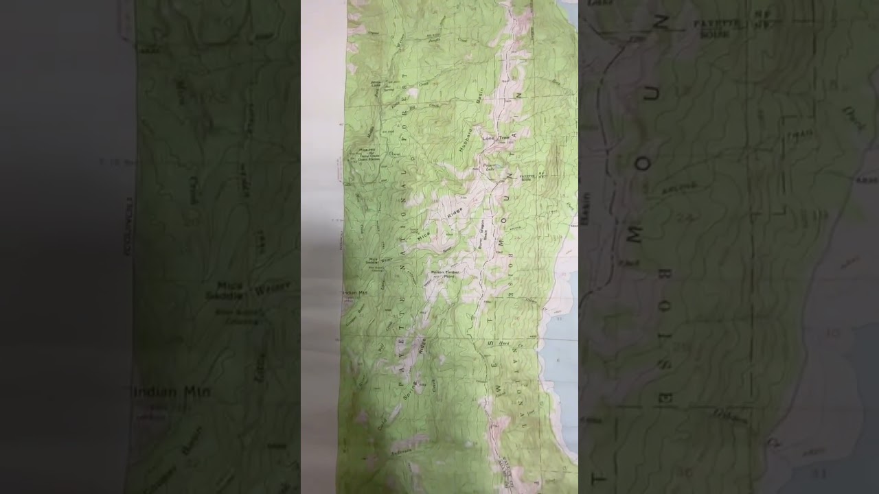 1956 Cascade Idaho US Geological Survey Quadrangle Sheet Map Old Paper Maps