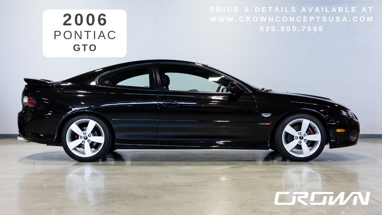 2006 Pontiac GTO *SOLD* // Crown Concepts C0196