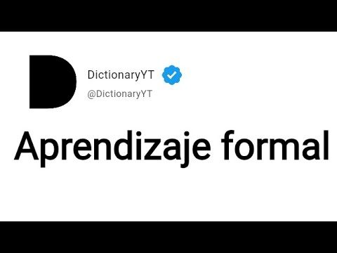 Aprendizaje formal Meaning in English
