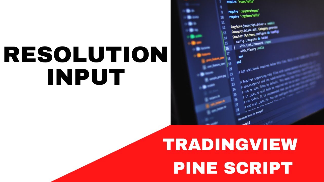 TRADINGVIEW--PINE SCRIPT : RESOLUTION INPUT | TUTORIAL.
