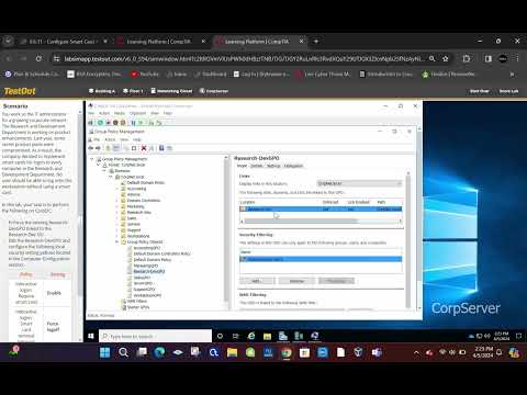 6.6.11 Configure Smart Card Authentication : TestOut