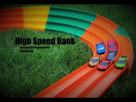 Three lane high banked turn for diecast cars by cirons42 - Thingiverse