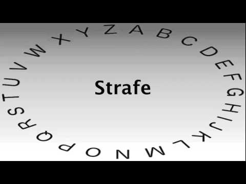Spelling Bee Words and Definitions — Strafe