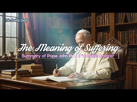 The Meaning of Suffering - St. John Paul II Apostolic Letter "Salvifici Doloris" in a Nutshell