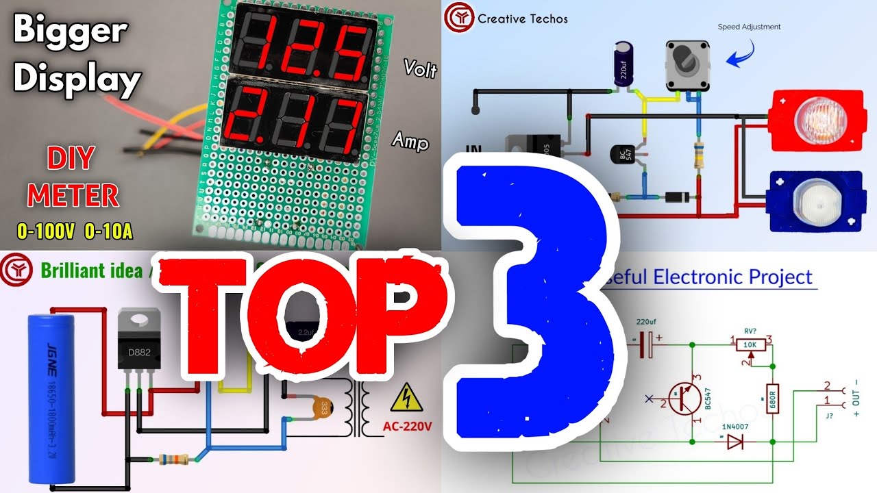 Top 3 helpful Electronics Projects for Beginners